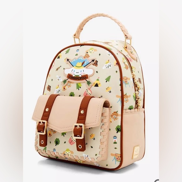 Nintendo | Bags | Sanrio Cinnamoroll Camping Icons Allover Print Mini ...